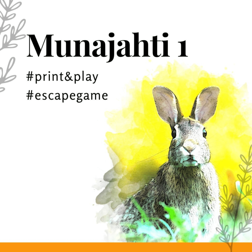 Raisu design / Munajahti -pakopeli - Tuetiimiä.fi