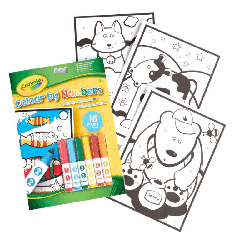 Crayola Colour By Numbers Värityssetti - Tuetiimiä.fi